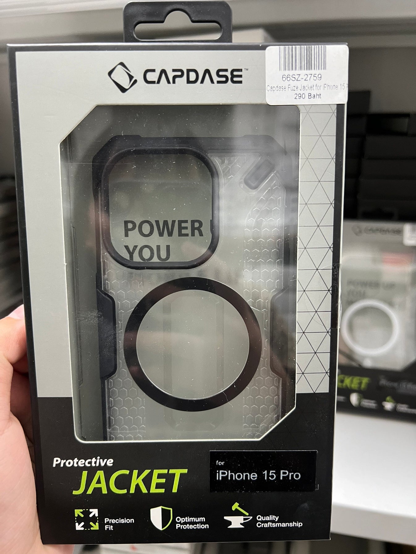 NEW Capdase Case Protective Jacket for iPhone 15 Pro - Clear Black ...